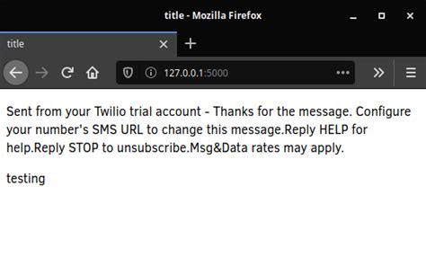 Build An Sms Dashboard With Python Flask And Twilio Twilio