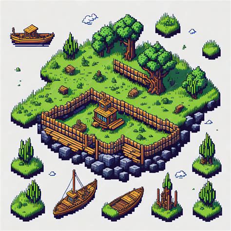 Premium Photo Pixel Playground Crafted Assets For Your Game World