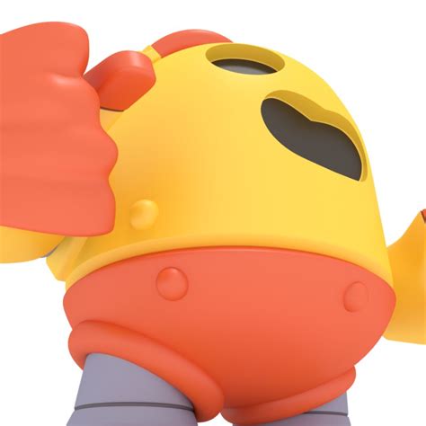 D Brawl Star Robo Spike Model Turbosquid