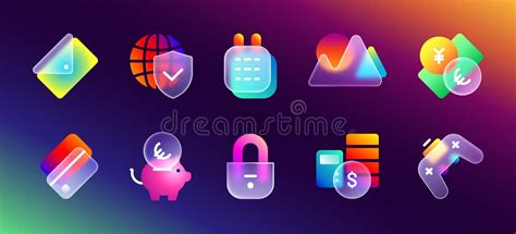 Glassmorphism Blur Stock Illustrations 7016 Glassmorphism Blur Stock