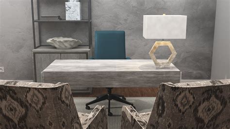 Ethan Allen Productive Workflow Home Office 3d Model Cgtrader