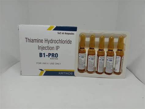 Thiamine Hydrochloride Injection At Best Price In Panchkula By Kritikos Care Id 23037529288