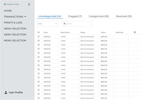 Transaction Categorization Moriah Ozodi Design Portfolio