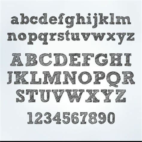 Sketch Block Font At PaintingValley Com Explore Collection Of Sketch Block Font