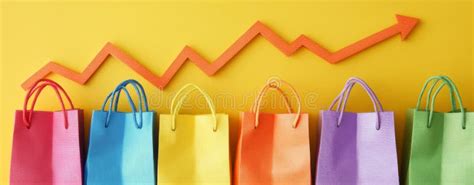 The E Commerce Marketplace Growth Concept Symbolized By Colorful