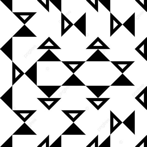 Geometric Triangle Seamless Pattern Vector Art Illustration Background