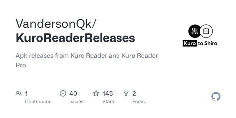 GitHub VandersonQk KuroReaderReleases Apk Releases From Kuro Reader And Kuro Reader Pro