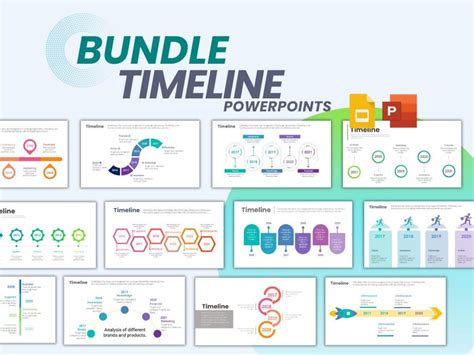 Timeline Bundle Powerpoint Fully Editable Templates Timeline Charts Powerpoint Templates