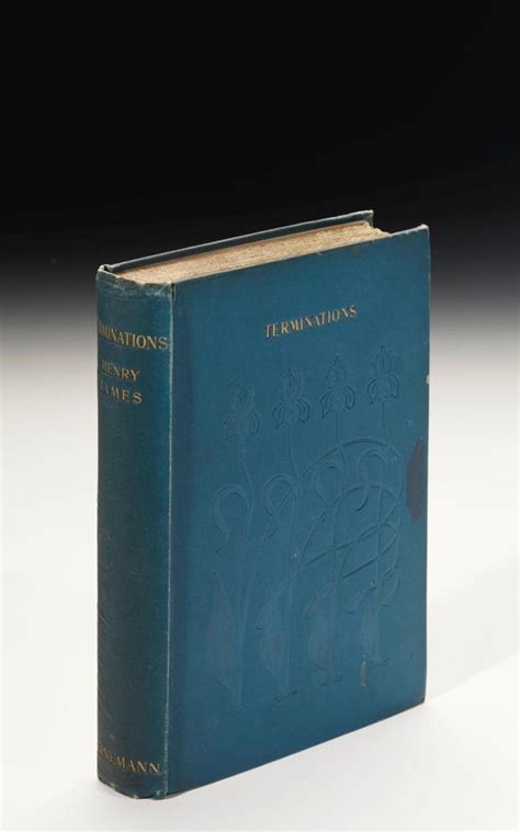 Sold Price James H Terminations Heinemann 1895 Presentation Copy