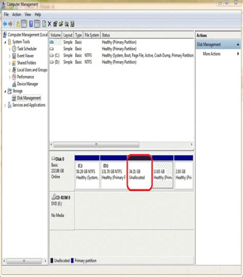 Creating Partitions With Disk Management In Windows 7