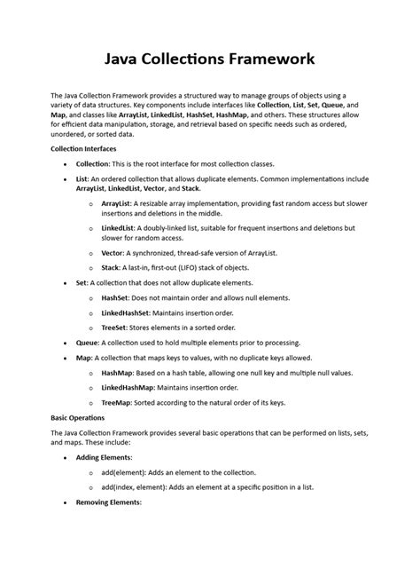 java collections framework pdf anonymous function parameter