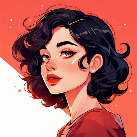 Premium Vector Beautiful Girl Fashion Illustration Beautiful Girl