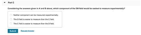 Solved Part A The Amplitude Of The E Field Oscillations In