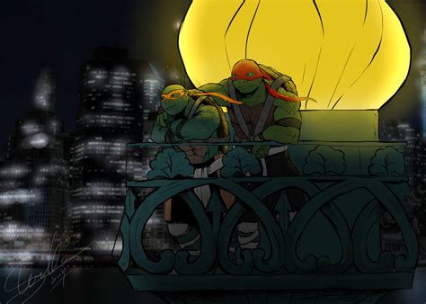 Tmnt 2016 Fanbook Raph And Mikey By Sherenelle On Deviantart