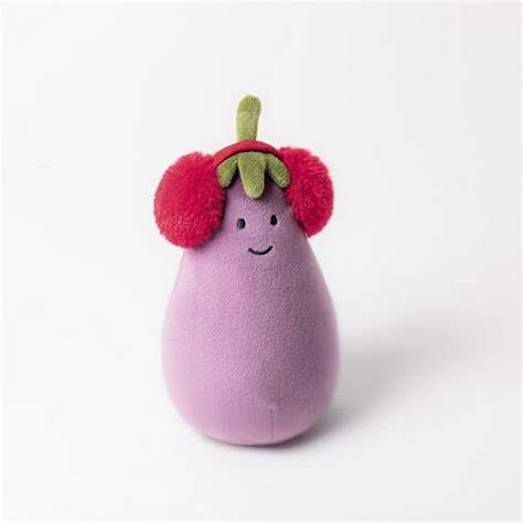 Amuseables Eggplant Stuffed Toy Food Plush Fun T Idea