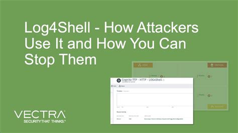 Log4shell How Attackers Use It And How You Can Stop Them Youtube
