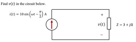 Solved Find V T In The Circuit Below Chegg