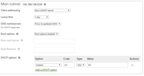 Dhcp Boot Options The Meraki Community