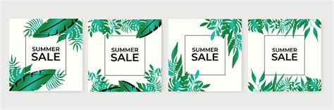 여름 소셜 미디어 스토리는 꽃 배경컬렉션을 게시합니다 열대 잎 배경 소셜 미디어 게시물에 대한 꽃 디자인 배너 전단지 초대 포스터 또는 인사말 카드여름 판매 배너 가격에
