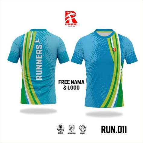jual jersey lari running design terbaru custom free nama fullprinting