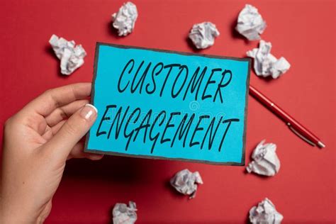 Writing Displaying Text Customer Engagement Business Concept The Emotional Connection Between A