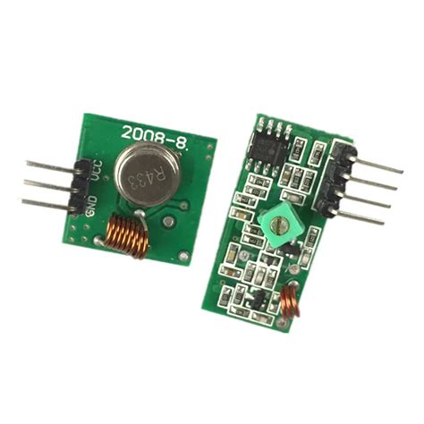 RF Wireless Receiver Module Transmitter Module Board Super Regeneration MHZ DC V ASK