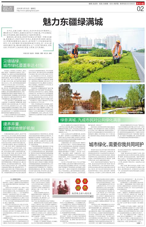 魅力东疆绿满城 启东日报
