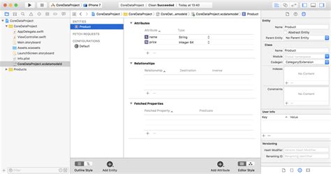 Xcode 8 で自動生成される Core Data エンティティのソースファイル Swift Qiita
