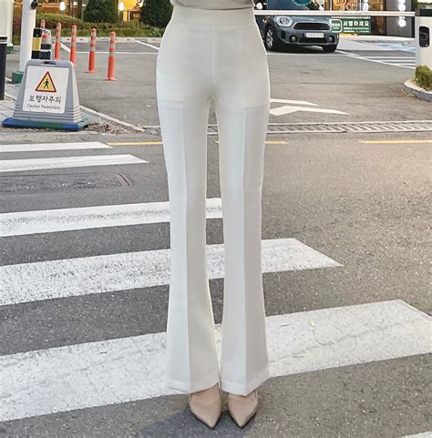 핏대박 몸매보정 옆지퍼 롱 하이웨스트 슬림 핀턱 부츠컷 슬랙스 에이블리