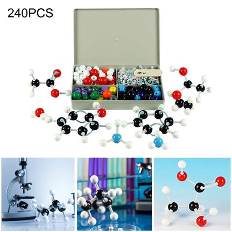 240 Pcs Chemistry Atom Molecular Models Kit Set Ge Vicedeal