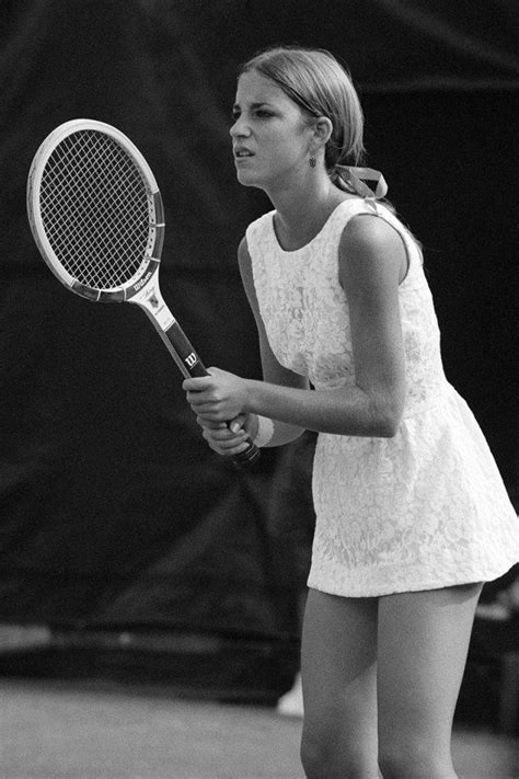Download Vintage Photograph Of Chris Evert Wallpaper