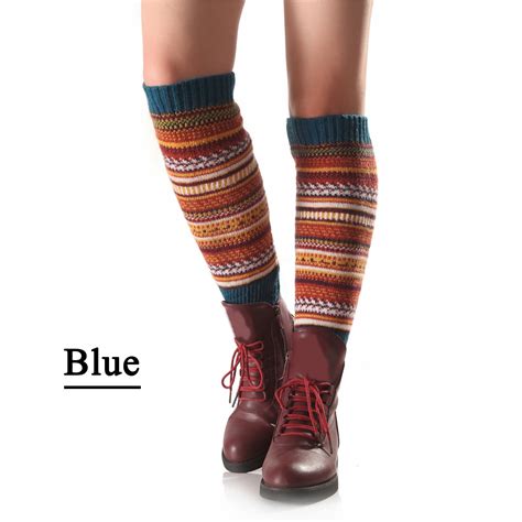 Gzwyht Leg Warmer Knee High Stockings Long Leg Warmer Womens Men 80s