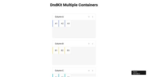 Dndkit Multiple Containers Forked Codesandbox