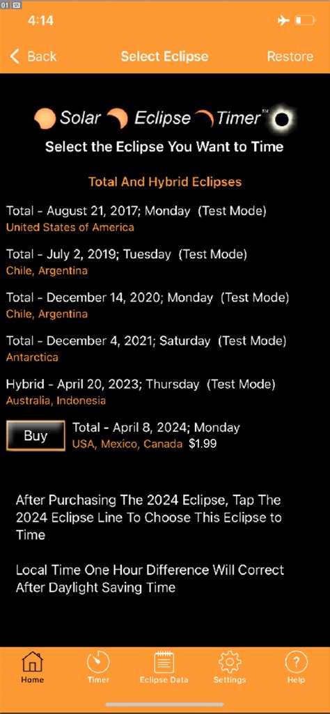 solar eclipse timer app