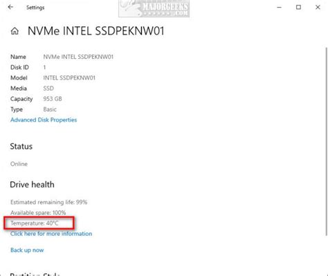 How To Check Hard Drive Temperature In Windows 10 11 MajorGeeks