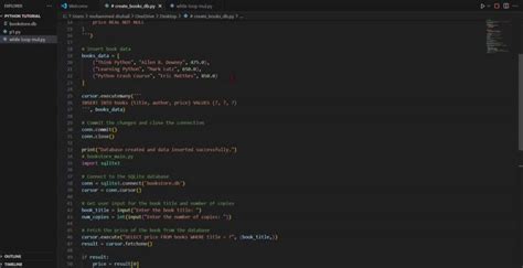 Mohammed Shuhail On Linkedin Python Sql Skills Application Bookenquiry Database