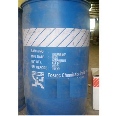 Cocrete Curing Compound Fosroc Concure Wb For Water Based Curing