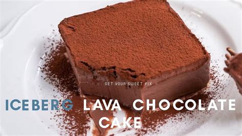 【only 4 Ingredients】 Iceberg Lava Chocolate Cake Recipe Miyano Daily