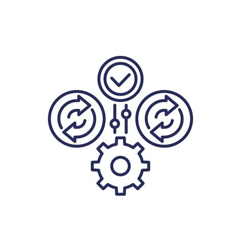 Iteration And Iterative Process Line Icon Vector Art At Vecteezy