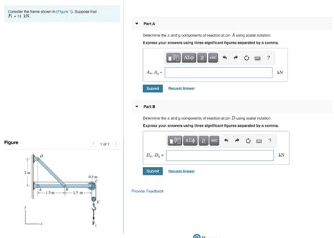 Solved Consider The Frame Shown In Figure 1 Suppose That