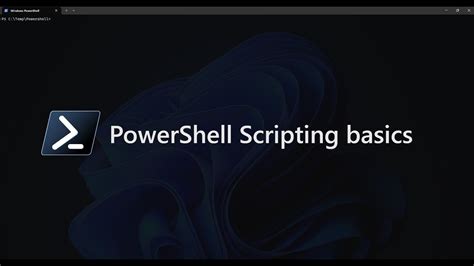 Basic Scripting Powershell For Beginners Youtube