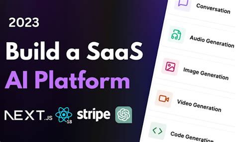 Build A Custom Ai Saas App Machine Learning Ai Saas Website Ai