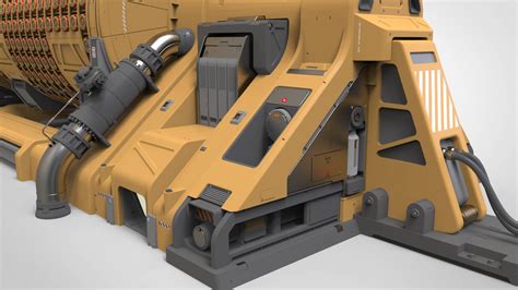 Sci Fi Small Modular Reactor 3d Model By Chtazi