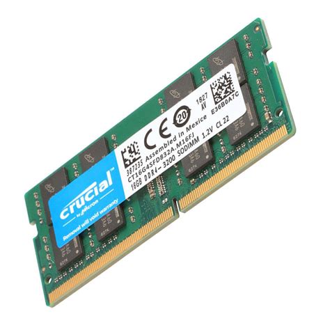Crucial Ddr4 16gb 3200 Pc4 25600 Laptop Sodimm Non Ecc 260 Pin Memory Ram Ebay Uk