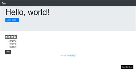 Templatejs Demo Codesandbox