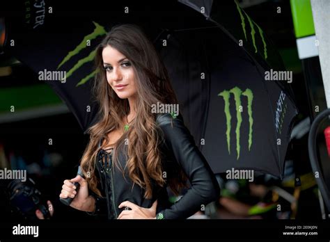 Grid Girls During 2012 Czech Republic Motogp Grand Prix In Brno Czech