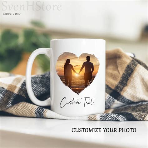Personalized Photo Coffee Mug Custom Anniversary T For Couple