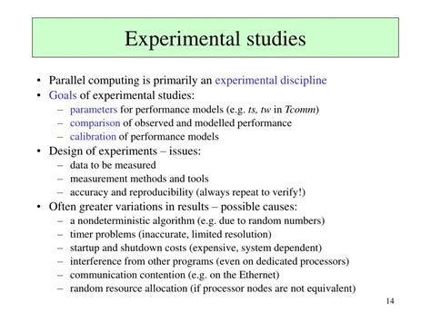 Ppt Performance Models Execution Time Computation Communication