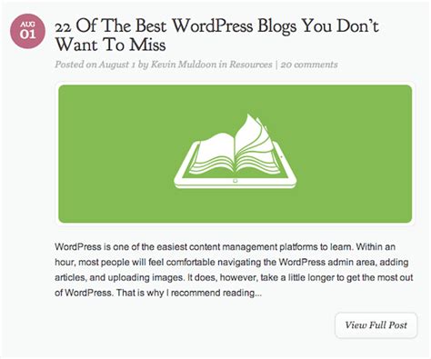How To Customize The Wordpress Read More Link Text