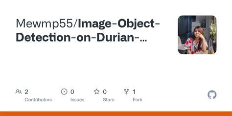 Github Mewmp55 Image Object Detection On Durian Dataset
